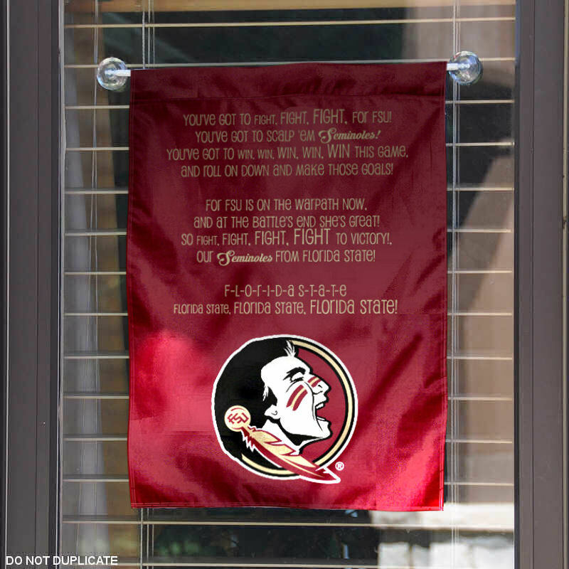 FSU Seminoles Fight Song Garden Flag and Yard Banner | eBay