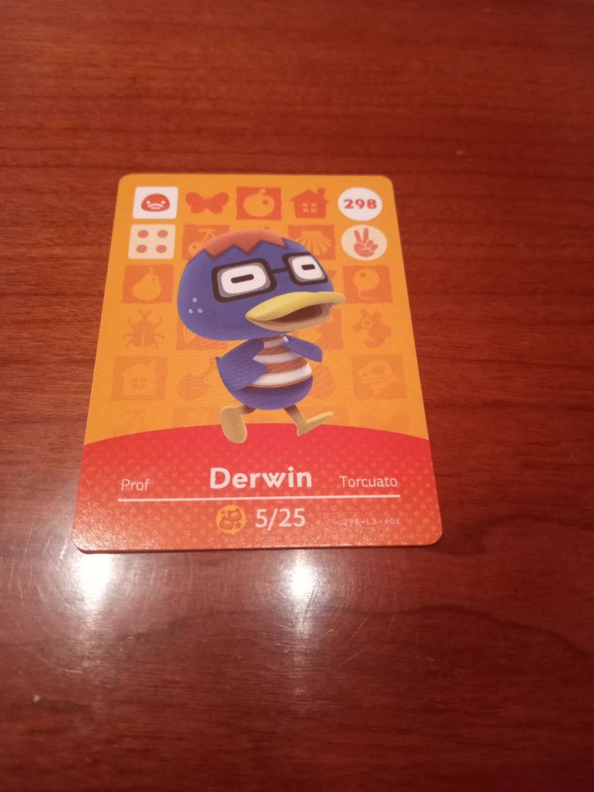 Derwin # 298 Animal Crossing Amiibo Card Horizon Series 3 MINT NEVER ...