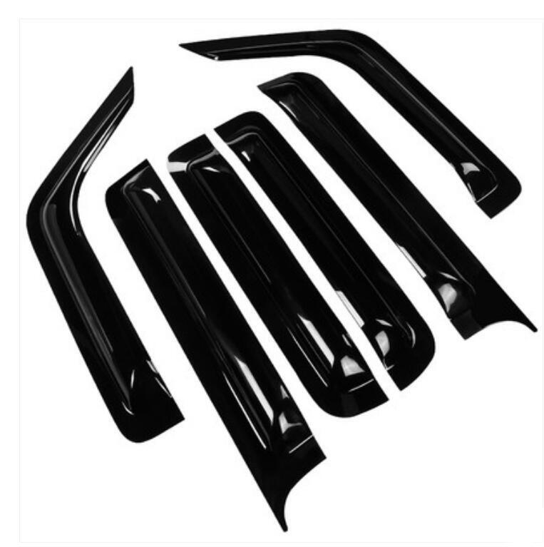 Black Window Visor Vent Shades Sun Rain Guard For Mercedes-Benz G-Class ...