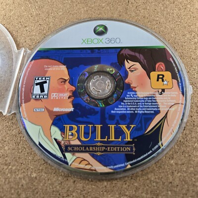Microsoft Xbox 360 Bully Scholarship Edition Disc ONLY Tested Working ...