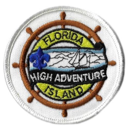 High Adventure Florida Island BSA Patch WHITE Bdr. [PL286] | eBay