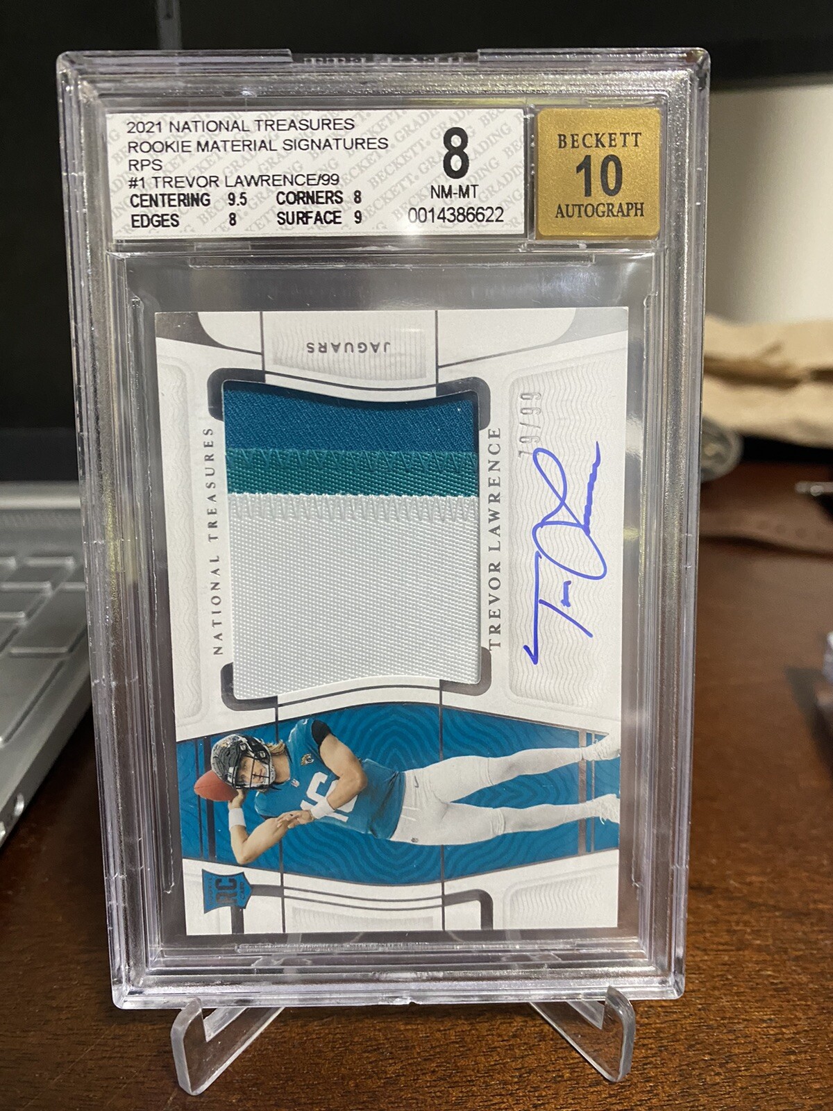 2021 Panini National Treasures - Rookie Patch Autograph Trevor Lawrence ...