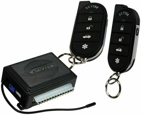 ScyTek A15SCY 1-Way Alarm with Two 5 Button Ultra Slim Remote for sale ...