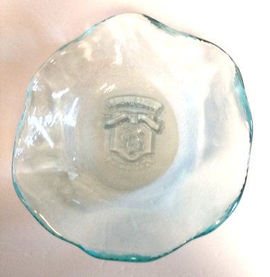 Vintage Brach's Candy Company Blue Thick Recycle Glass Candy Dish Brach ...