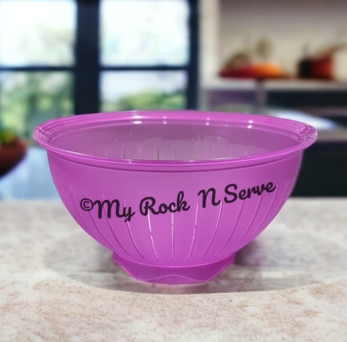 Tupperware Impressions Colander 18 cup/ 4.3L Purple Color New | eBay