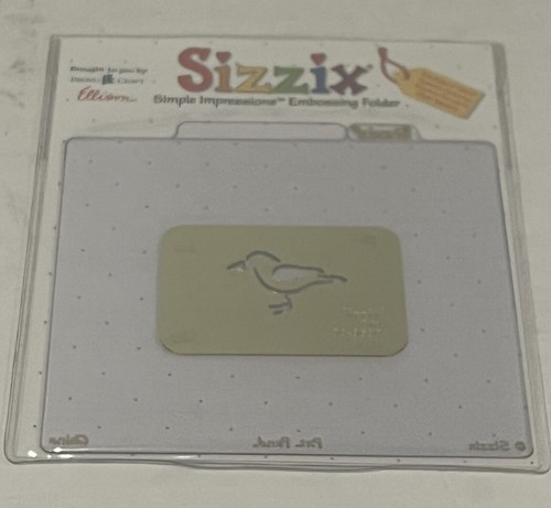 Sizzix Embossing Folder New In Package Ellison Bird | eBay