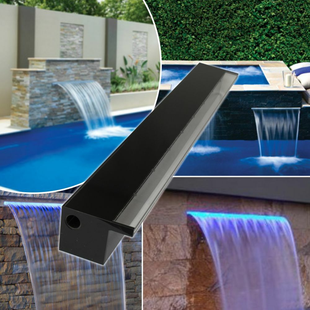 Swimming Pool Watefall Fountain Spillway Water Feature Blade Waterfall ...