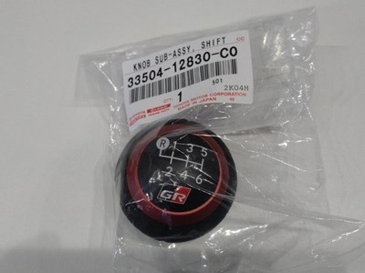 TOYOTA GRMN Yaris Shift Knob Ultra Suede Sub-Assy Genuine 33504-12830 ...