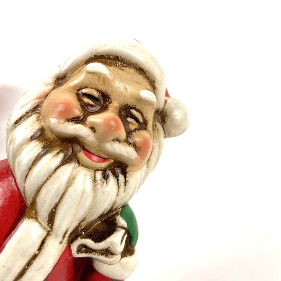 VTG Old World 5" Santa Claus Figurines Ringing Bell Made In Japan ...