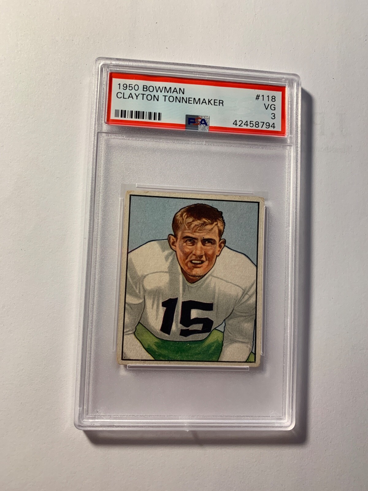 1950 Bowman - #118 Clayton Tonnemaker (RC) for sale online | eBay
