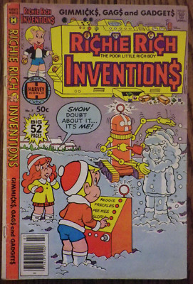 Richie Rich Inventions #7 - March 1979 - Harvey Comics - VERY NICE ...