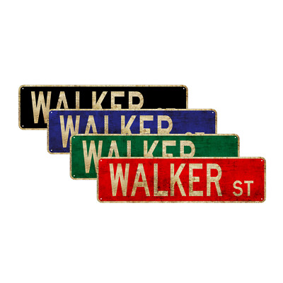 Walker ST Vintage Sign Basements Bowral Australia Street Décor Metal ...