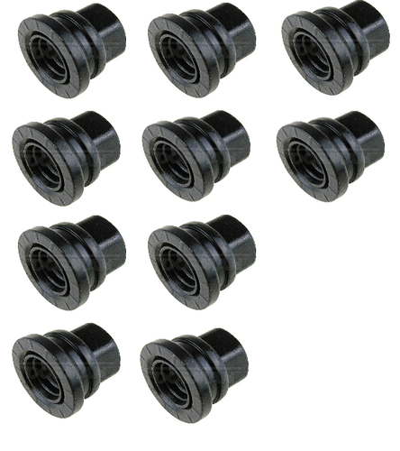 97-03 F-150 WHEEL LUG NUT M12-1.75 FLANGED FLAT FACE 19mm Hex Set 10 ...