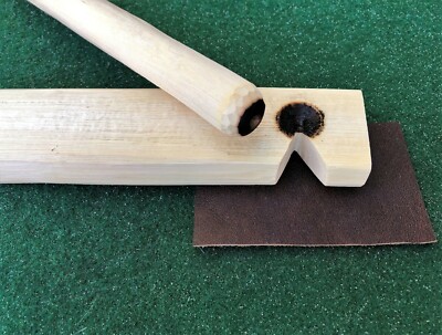 Bow Drill - Sotol Fire Board, Cottonwood Spindle + Leather Coal Catcher ...