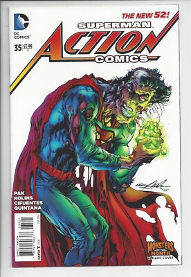 Action Comics #35 NM(9.6) 2014 -Adams Krypto Monsters of the Month ...