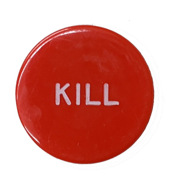10 pack of 2" KILL Buttons Dealer Poker Table 2 sided. | eBay