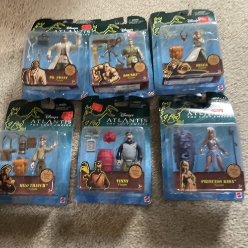 Disney Atlantis The Lost Empire 6" Figures Lot Complete Rare Set 2000 ...