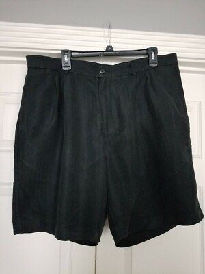 J Ferrar Mens Shorts 38 Black Rayon/Polyester | eBay