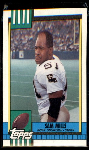 1990 TOPPS SAM MILLS NEW ORLEANS SAINTS #238 | eBay
