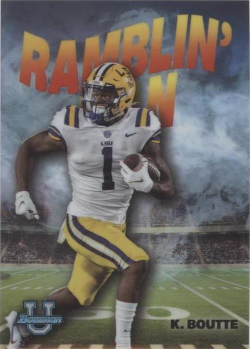 2022 Bowman University Chrome - Ramblin' Man Kayshon Boutte #RM-14 (RC ...