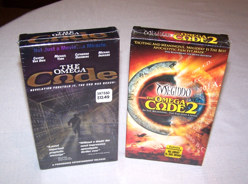 The Omega Code (VHS, 2000) & Megiddo: The Omega Code 2 (VHS, 2002) New ...