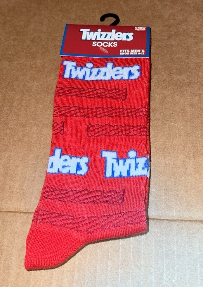 Twizzlers Crew Socks for Men Shoe Sizes 6 - 12 New | eBay