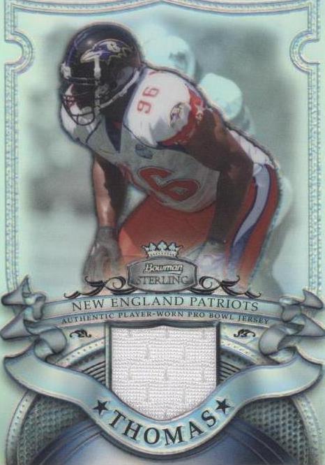 2007 Bowman Sterling - Veteran Relics Adalius Thomas #BSVR-AT Refractor ...