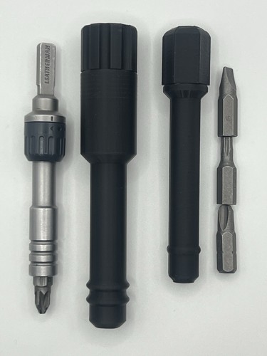 For Leatherman Ratcheting Bit Driver. Case For Driver And Hex Bit/Flat ...