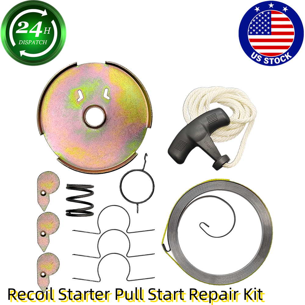 For Honda Recoil Starter Spring Rope Handle & Pull Start Kit ATC 110 ...