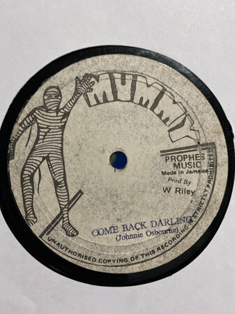 Johnny Osbourne - Warrior / Come Back Darling (12", Single) (Very Good ...