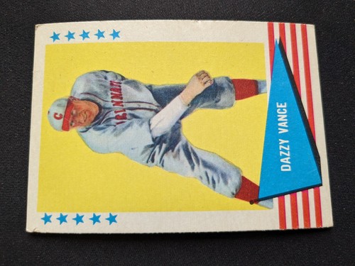 1961 Fleer Baseball Greats Card # 81 Dazzy Vance - Cincinnati Reds (VG ...