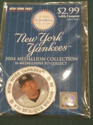 Enrique Wilson new york yankees medallion coin 2004 ny post mlb ...