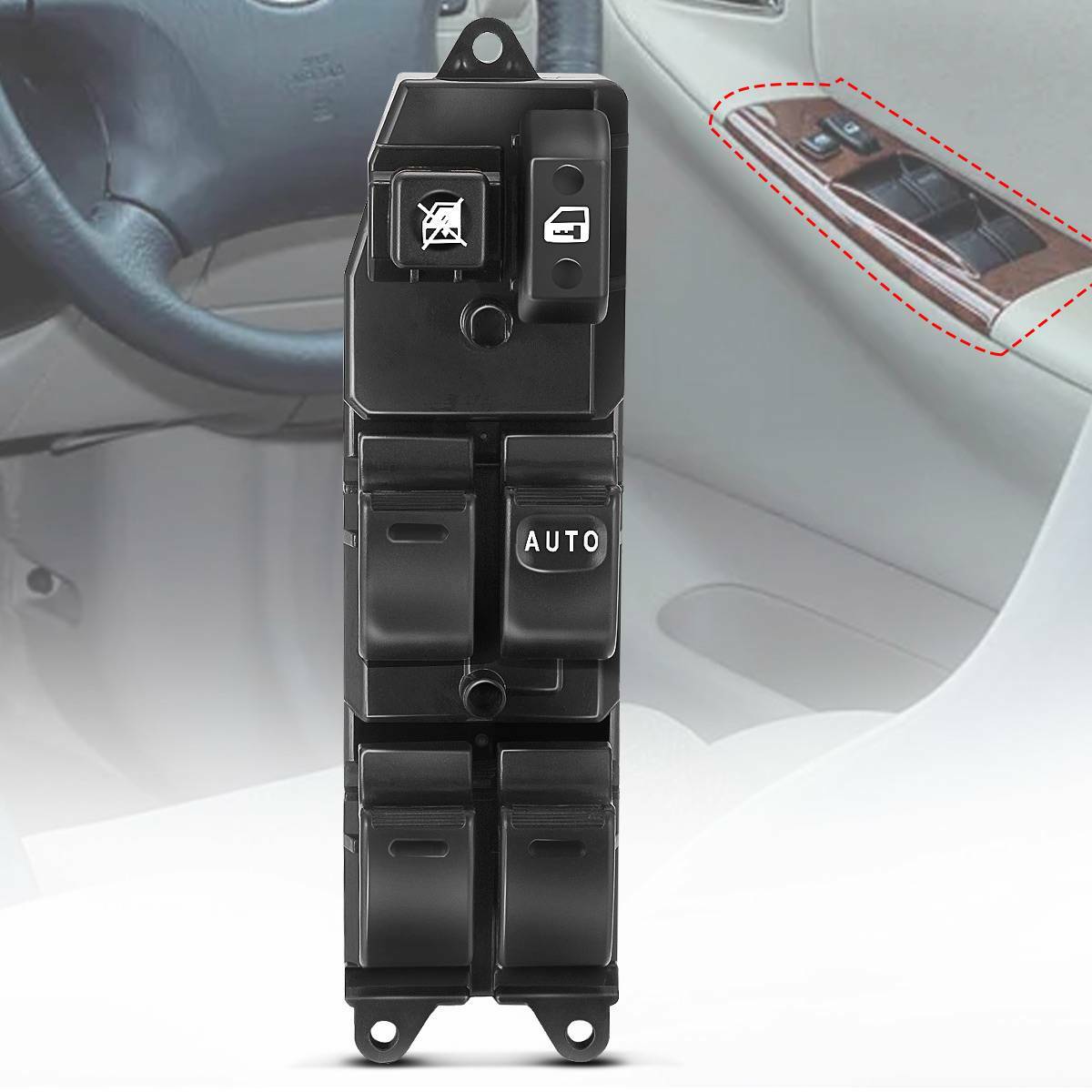 Master Power Window Switch for Toyota Corolla ZZE122 2001-04/2004 RH ...