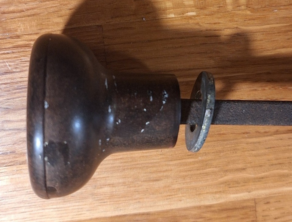 Vintage Half Round Bakelite Door Knob Handle Art Deco 1930's | eBay UK