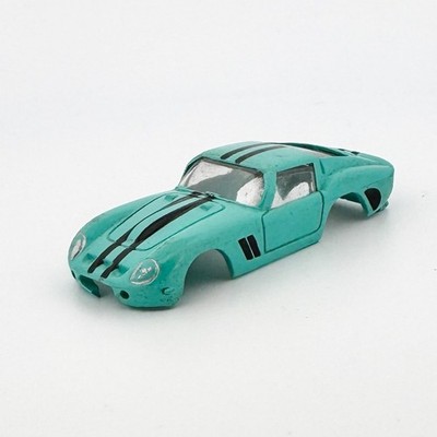Salvage Yard Aurora Ferrari GTO Body, Turquoise, Fits TJet Chassis ...