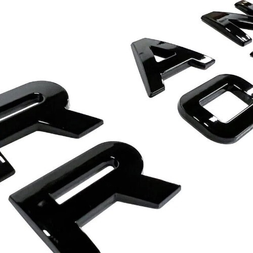 Genuine Gloss Black Range Rover Bonnet/Boot Lettering Badge Sport ...