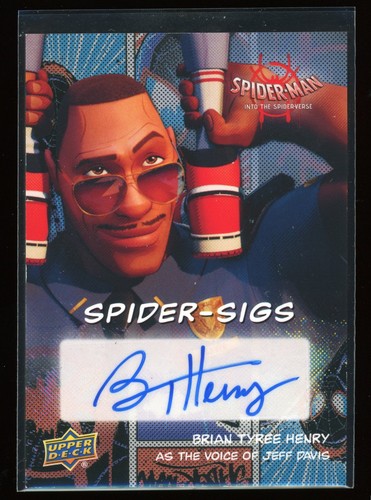 2022 Marvel Spider-Man Into the Spider-Verse Brian Tyree Henry - Jeff Davis Auto | eBay