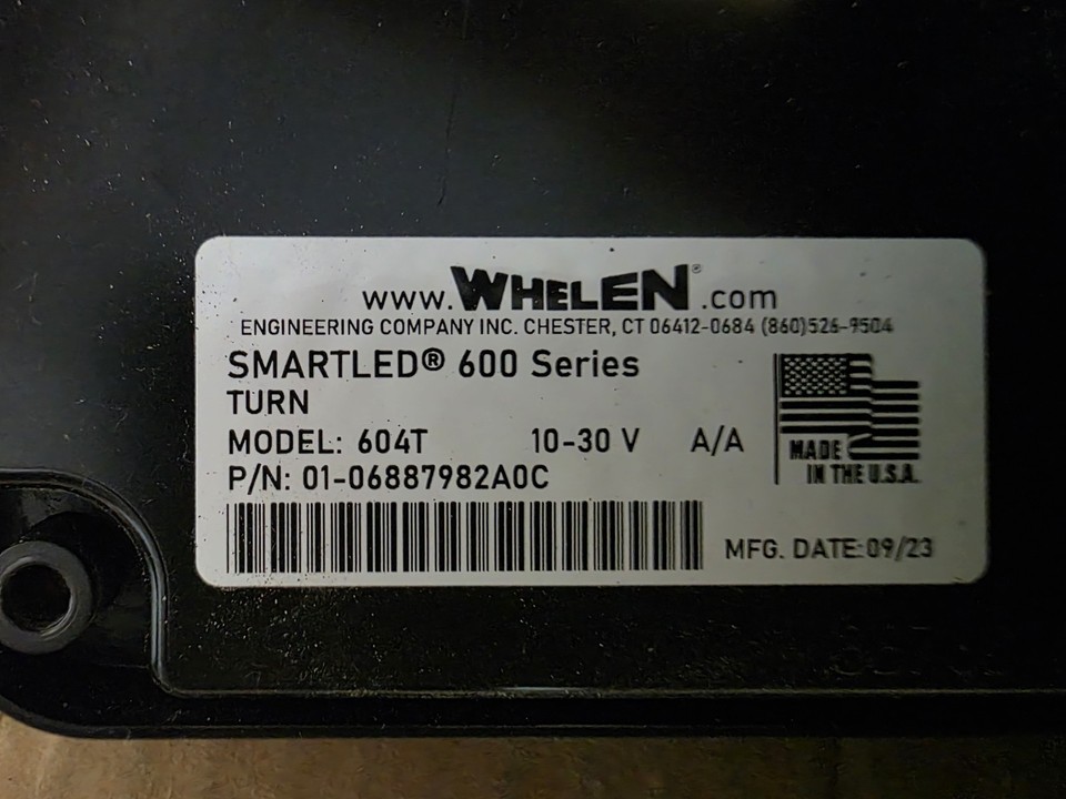 Whelen 600 Series ARROW 604T Turn Signal, Scan Lock, Built In Modes. | eBay