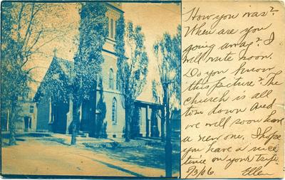 c. 1906 MONACA, PA, CHURCH BUILDING REAL PHOTO POSTCARD RPPC | eBay