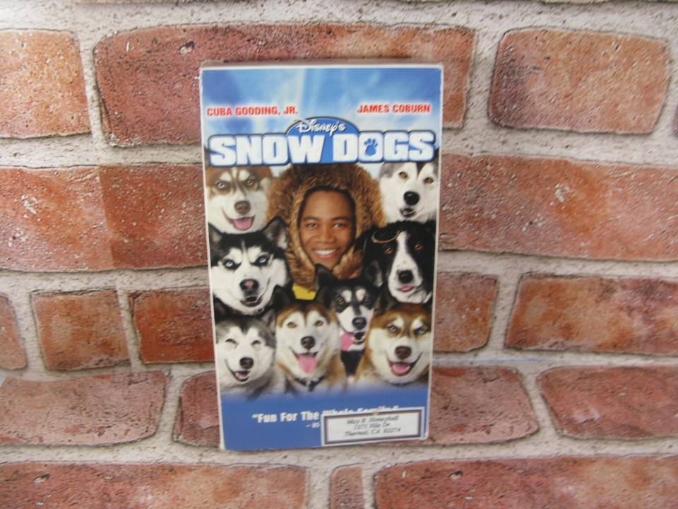 Snow Dogs VHS Disney Slip Sleeve Cuba Gooding Jr. James Coburn | eBay