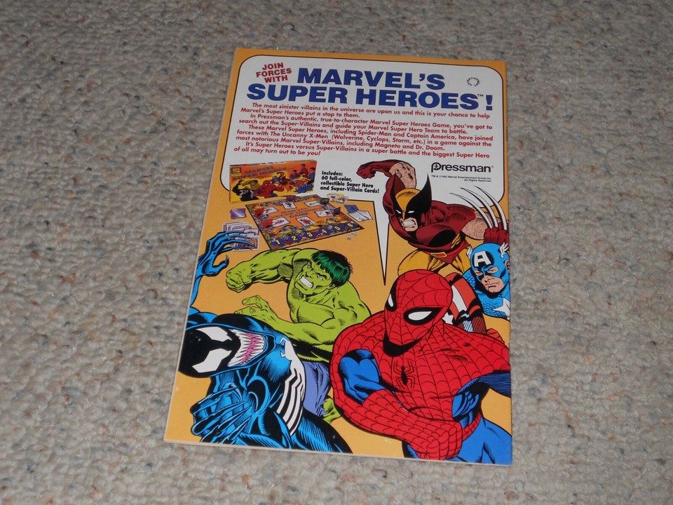 1992 Spectacular Spiderman Marvel Comic Book #195 - VERMIN - Nice Copy ...