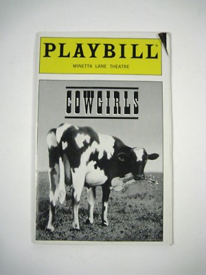 Cowgirls Playbill November 1996 Minetta Lane Theatre Rhonda Coullet ...