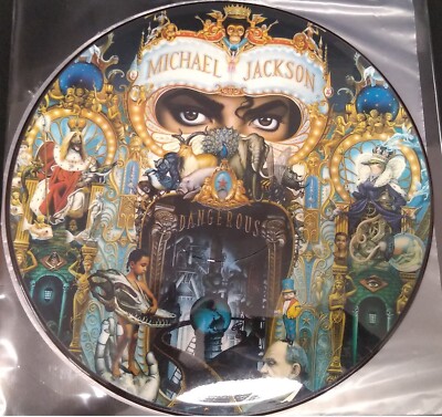Michael Jackson Dangerous Picture Vinyl Test without music Michael Jackson Dangerous Picture Vinyl Test without music