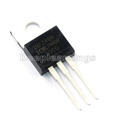 10PCS IRFZ46 IRFZ46N TO-220 N-Channel 53A 55V Transistor MOSFET TOP | eBay