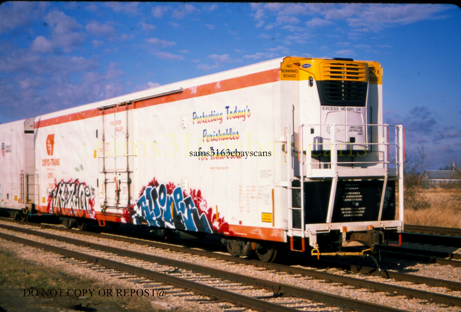 ORIGINAL SLIDE CRYO-TRANS CRYX 7008 REEFER ROCHELLE IL 2020 | eBay