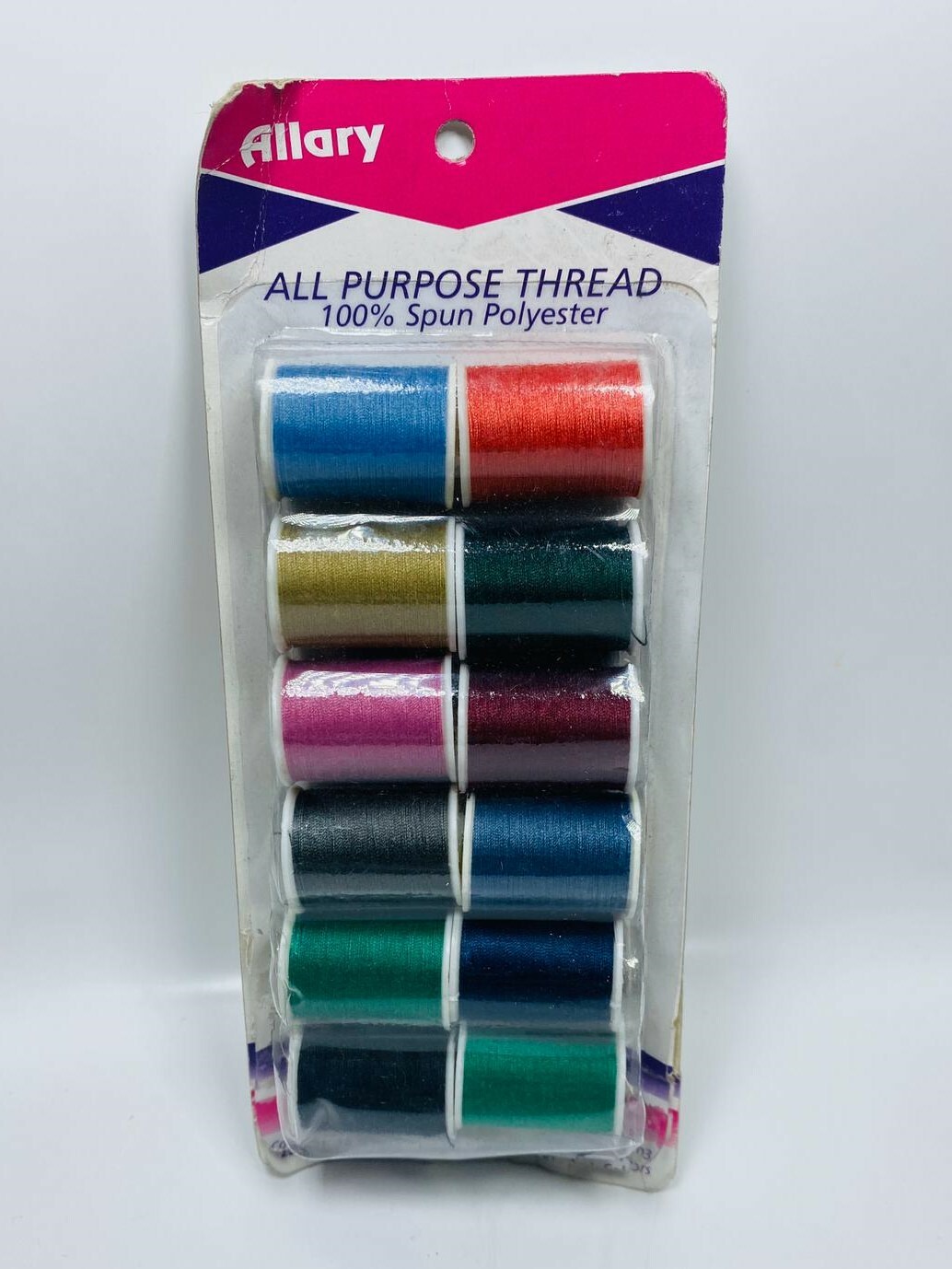 Allary 12 Spools All Purpose Thread, Med Assorted Colors | eBay