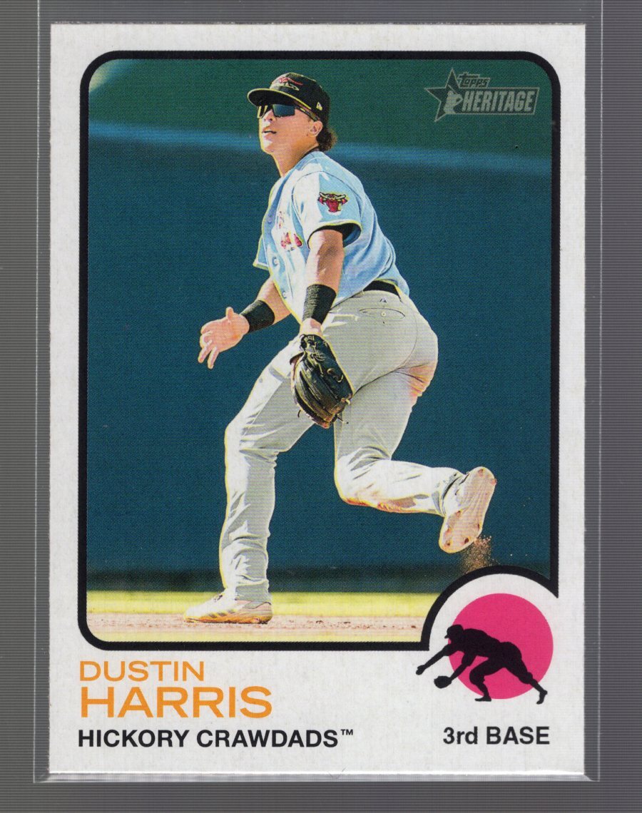 2022 Topps Heritage Minor League #149 Dustin Harris | eBay