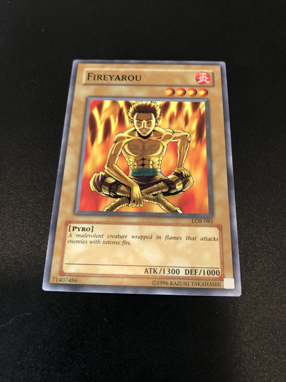 Fireyarou LOB-085 Yu-Gi-Oh! Card Light Play Unlimited | eBay