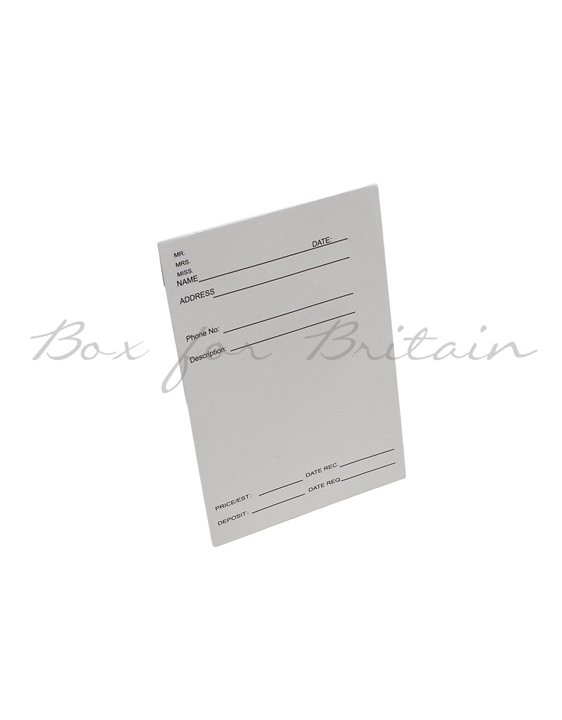 Watch & Jewellery Repair Job Envelopes 90mm x 125mm. Wholesale. 3 ...