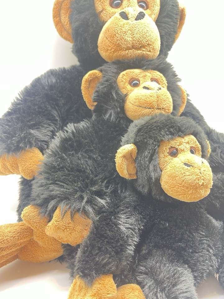 Keel Toys Monkey World Soft Plush Toy 17.5" Chimpanzee Chimp family ...